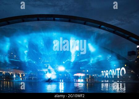 Nuit Blanche 2016, Nathan Phillips Square, Toronto, Canada. Pneuma ...