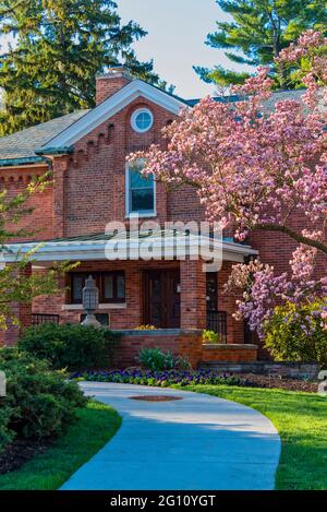 Alice B. Cowles House home of the University presidents located on the ...