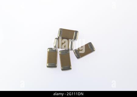 Electronic components:ceramic capacitors. Passive two-terminal ...
