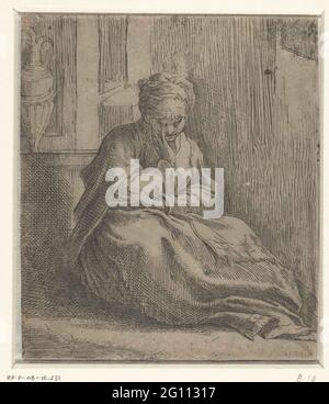 Melancholy; The Holy Thai. A woman sitting on the ground, her head ...