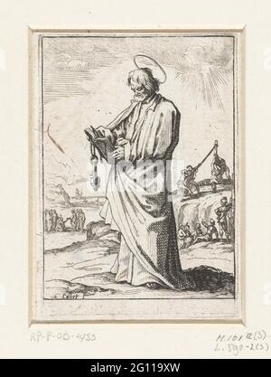 Apostle Petrus with key standing in NIS; Christ and the apostles Stock ...