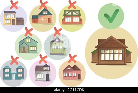 Choosing right house, compare different houses and property to buy or ...