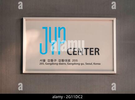 JYP Entertainment, June 2, 2021 : The new headquarters building of JYP ...