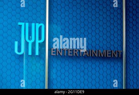 JYP Entertainment, June 2, 2021 : The new headquarters building of JYP ...