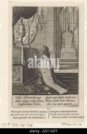 Emperor Maximilian prays for the H. Sacrament, 10; The miracle of ...