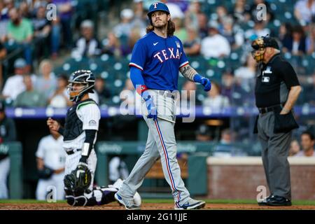 Texas Rangers' Jonah Heim against the Oakland Athletics during the ...
