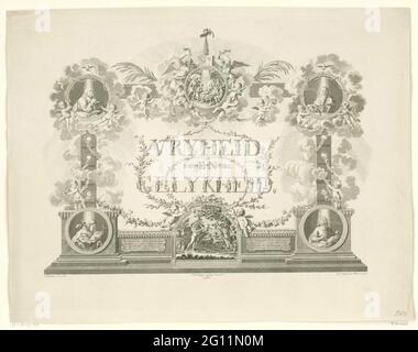 Christian allegory on freedom and equality, 1795, 1795 print Christian ...