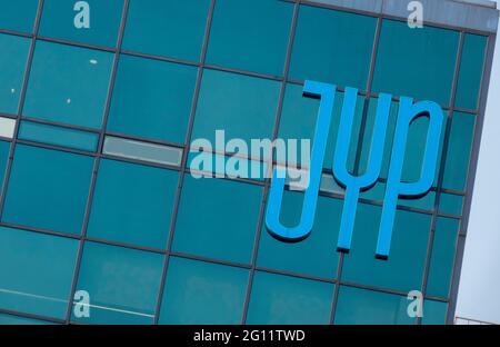 JYP Entertainment, June 2, 2021 : The new headquarters building of JYP ...