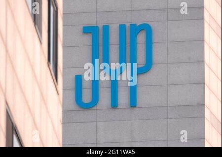 JYP Entertainment, June 2, 2021 : The new headquarters building of JYP ...