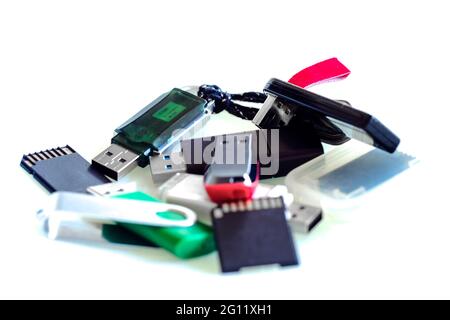 USB memory sticks, various types, sizes, designs, advertising materials ...