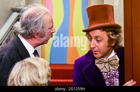 USA. Gene Wilder , Jack Albertson and Peter Ostrum in a scene from (C)Paramount Pictures film ...
