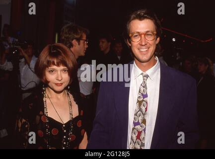 Alan Ruck and wife Claudia 1990 Credit: Ralph Dominguez/MediaPunch ...