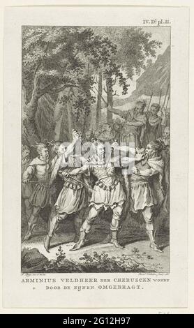 Murder of the Germanic surrounding Arminius, 19; Arminius Veldheer der ...