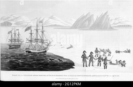 First communication with the natives of Prince Regent's Bay. John Ross ...