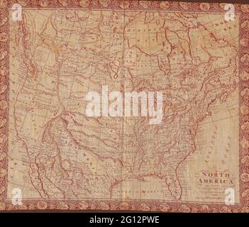 Map of North America 1811 Stock Photo - Alamy