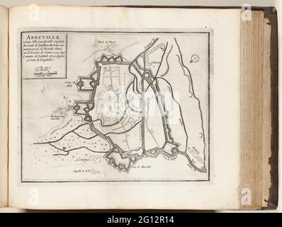 Map of Abbeville, ca. 1693-1696, 1693 - 1696 print Map of the ...