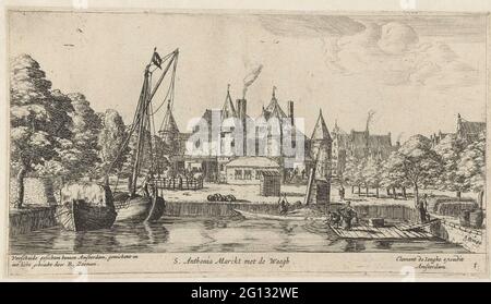 Sint Antoniesmarkt with De Waag; Different savings within Amsterdam ...