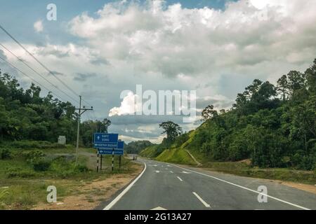 Song-Kapit road, Sarawak, East Malaysia Stock Photo - Alamy