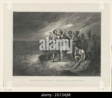 Roman Germanician mapping about the loss of his fleet; Germanicus in ...
