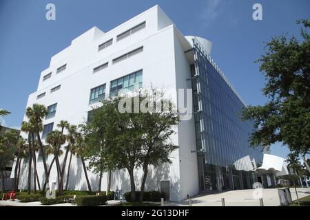 Mary and Howard Frank Plaza in Miami Beach, Florida, USA Stock Photo ...