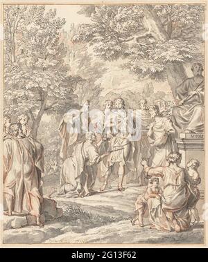 Telemachus refuses the crown and scepter of Cretan; Adventures of ...