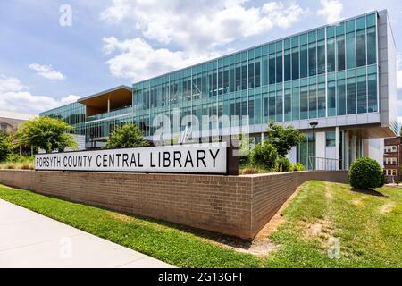 Forsyth County Central Library. Winston Salem North Csrolins public ...