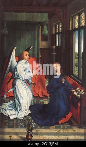 Rogier van der Weyden - Annunciation Triptych - WGA25590 Stock Photo - Alamy