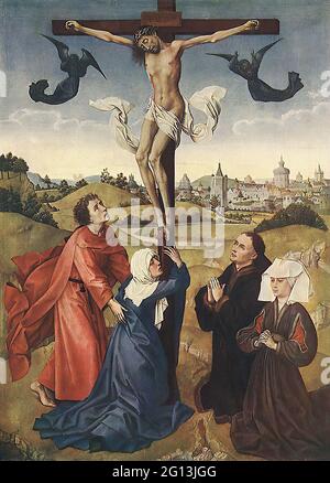 Rogier van der Weyden - Crucifixion Triptych Stock Photo - Alamy