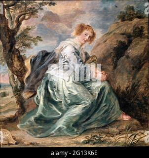 Rubens, Sir Peter Paul - Hagar in the Desert Stock Photo - Alamy