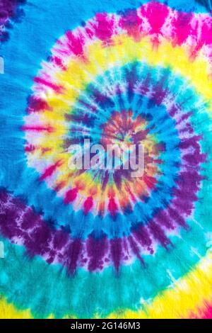 Fashionable Retro Abstract Psychedelic Tie Dye Swirl Design Stock Photo ...