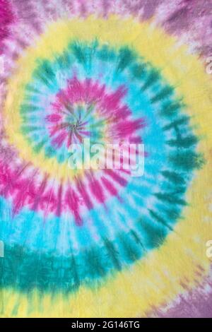 Fashionable Retro Abstract Psychedelic Tie Dye Swirl Design Stock Photo ...
