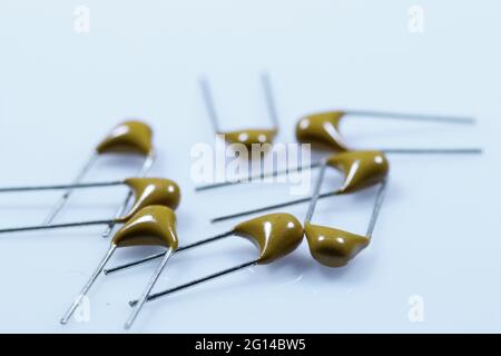 Electronic components:ceramic capacitors. Passive two-terminal ...