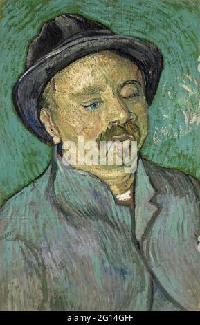 Portrait of a One-Eyed Man, Vincent van Gogh, 1889 Stock Photo - Alamy
