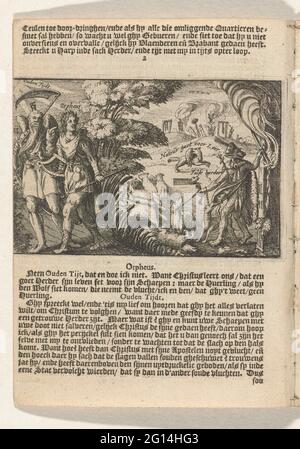 Orpheus shows the abuse by false shepherds, 1625, 1625 The old days ...
