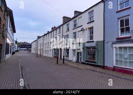 Early morning in Haverfordwest town centre, Summer 2021. The Western ...