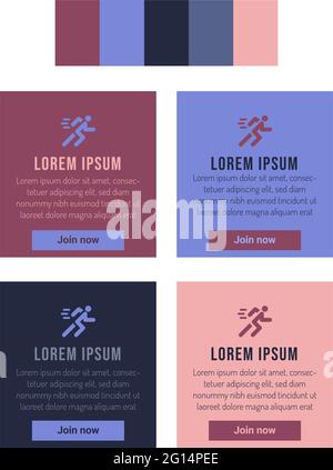 Color combination for Ui Kit Stock Photo - Alamy