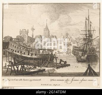 1700 The shipyard Stock Photo - Alamy
