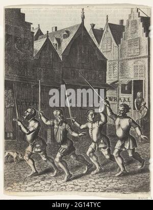 Sword leaves in Amsterdam, 1534. Sword leaves in Amsterdam. Five ...