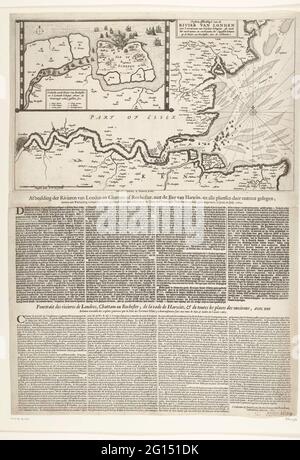 Map Of London 1667 Stock Photo - Alamy