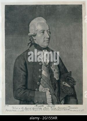 Portrait of Roman -German Emperor Jozef II as Archduke of Austria ...