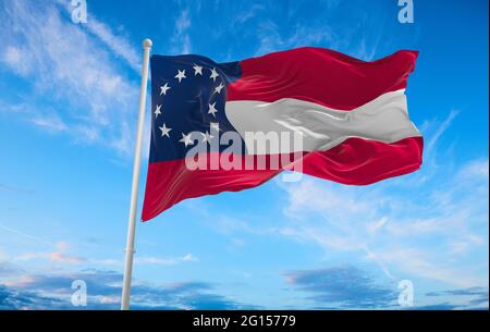flag of the Confederate States of America July 1861 - November 1861 at ...