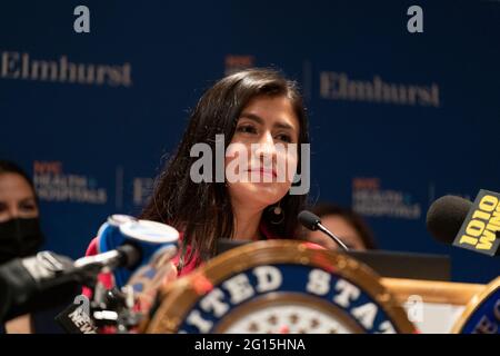 New York State Senator Kirsten Gellibrand speaks at the 14th Annual "# ...
