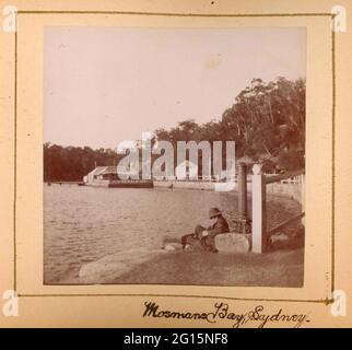 Historic view of Sydney from about 1900, Sydney, Australia Stock Photo ...