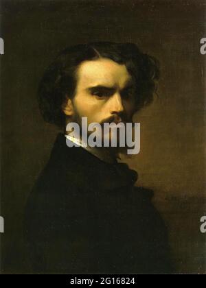 Self-Portrait 1852 by Alexandre Cabanel Stock Photo - Alamy