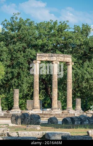 The Philippeion, ancient Greek sanctuary erected by Philip II, King of ...