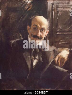 This portrait by Anders Zorn of Max Liebermann, a prominent German ...