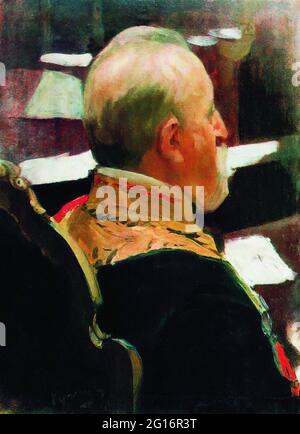 State Secretary General Mikhail Galkin-Vrasky 1903 by Boris Kustodiev ...