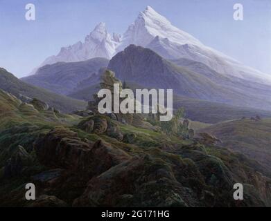 Caspar David Friedrich - The Watzmann Stock Photo - Alamy