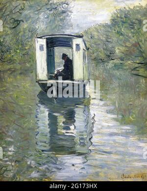 The Boat Studio 1876 by Claude Monet Stock Photo - Alamy