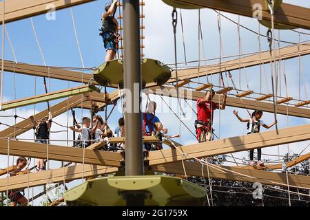 Mote Park. A public park in Maidstone, Kent, England Stock Photo - Alamy